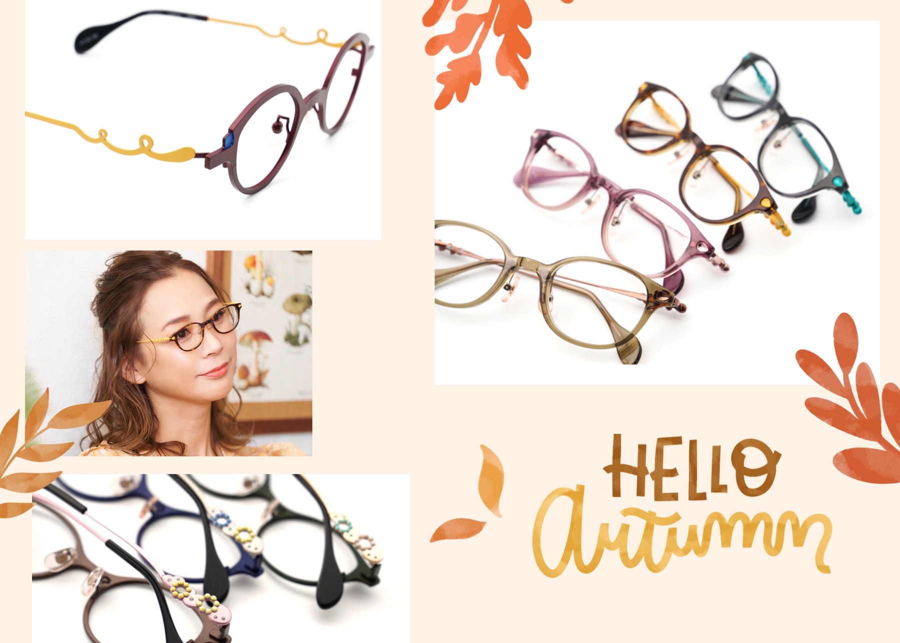 女子力アップ！お顔も明るくなる大人かわいい「カムロメガネ」フェア開催中です | カメヤ時計店